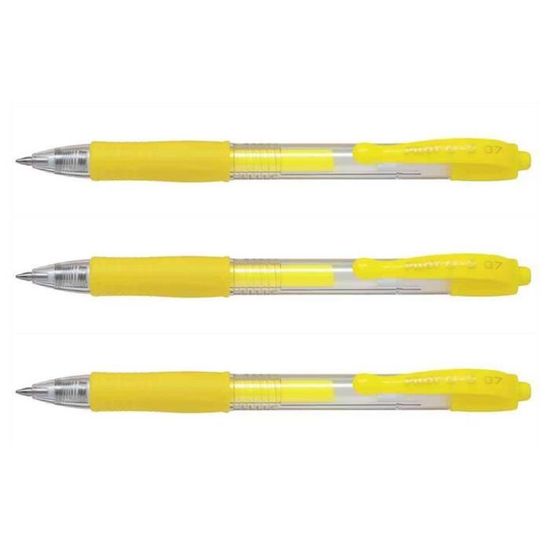 Stylos Roller Encre Gel G2 07 Néon - PILOT - Jaune néon - Pointe ...