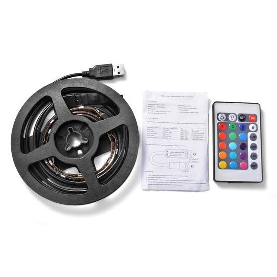XCSOURCE Bande Rétro-éclairage LED TV RGB USB 50cm Couleur Changeante ...