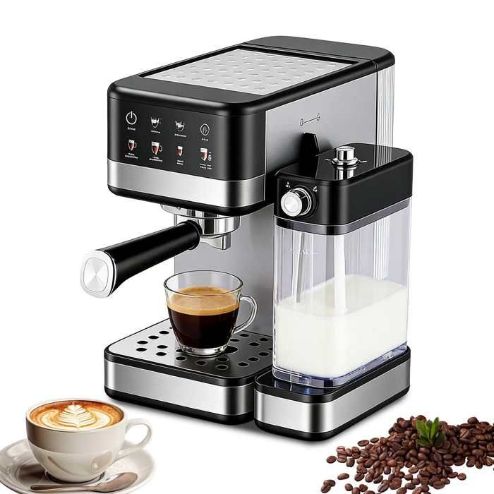 Machine à Café Expresso 20 Bars, avec Moussage Automatique du Lait, 1 ...