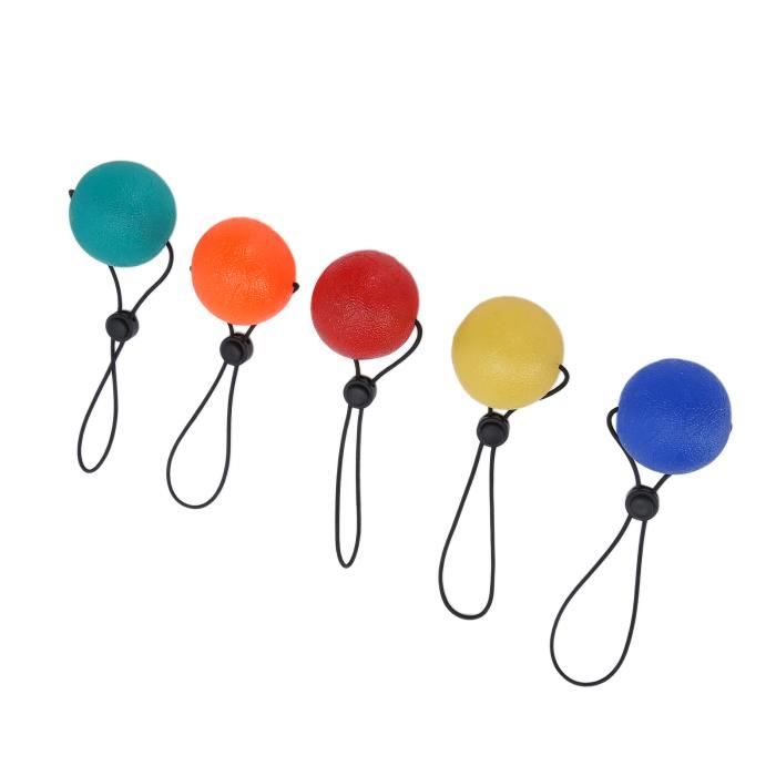 Ensemble de 5 balles d'exercice pour renforcer la force de préhension ...