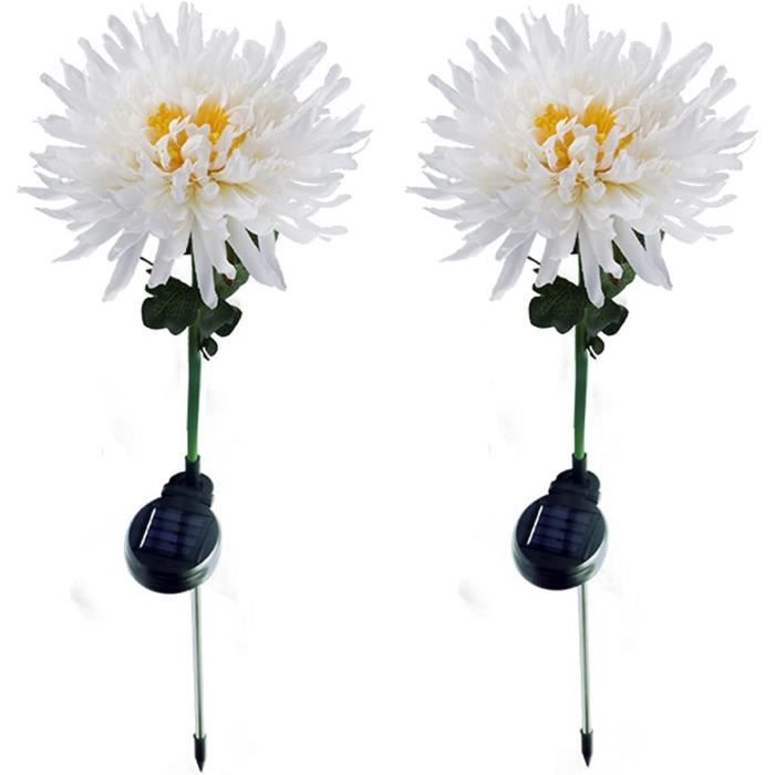 2Pcs Lumière Solaire Extérieur,Suaver Lampe Solaire Jardin Étanche ...