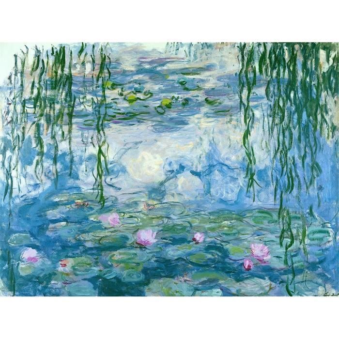 Diamond Painting Claude Monet Nénuphars Broderie Mosaïque Motif Mur Art ...