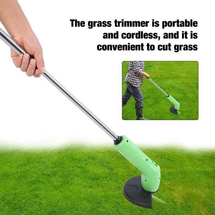 Mini Machine Tondeuse Portatif Pelouse sans fil avec coupe-herbe Outil ...