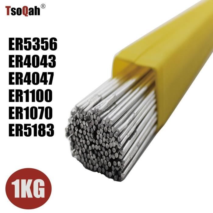 Tiges de soudage TIG en Aluminium 16mm2mm24mm3mm4mm5mm ER5183 5x500mm 1KG ER5183 - Cdiscount ...