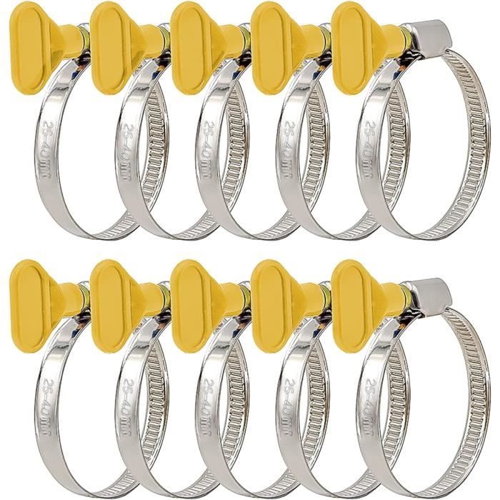 Collier De Serrage Inox - 10 Pièces 25-40 Mm Collier Serrage - Collier ...