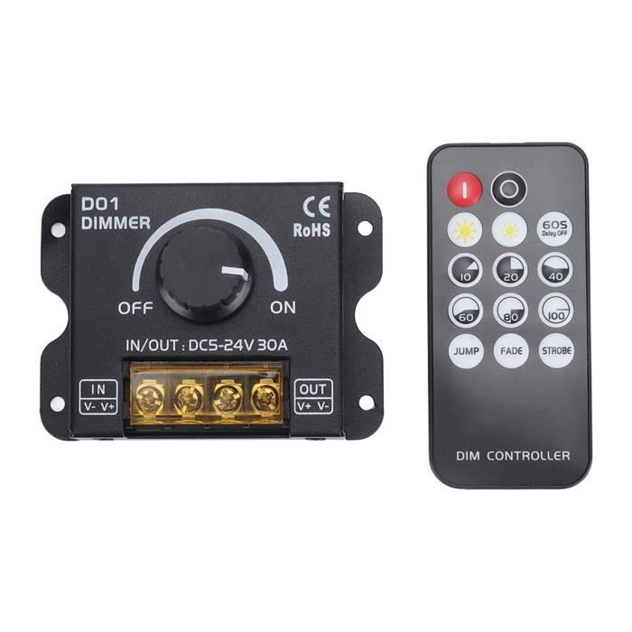 EJ.life LED Dimmer, Lighting Dimming Controller High Strength 2 Channel ...