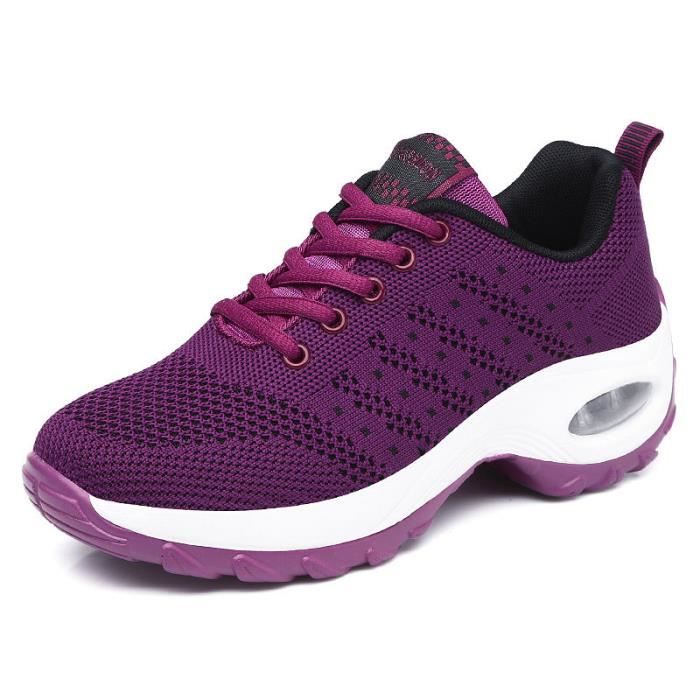 Chaussures de Running Sneakers Homme Basket Femme Semelle Antidérapante ...