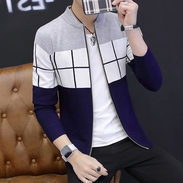 Pull long pour homme,LUX ANGNER hommes chandail veste hommes nouvelle ...