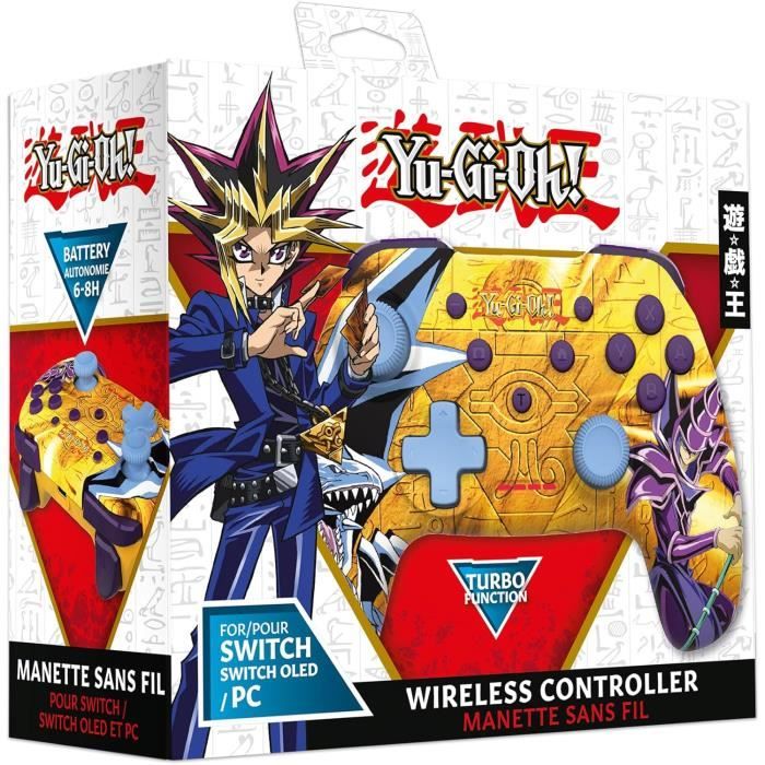 Yu-Gi-Oh! - Manette Sans Fil Pour Switch - Dark Magician Vs Blue-Eyes ...