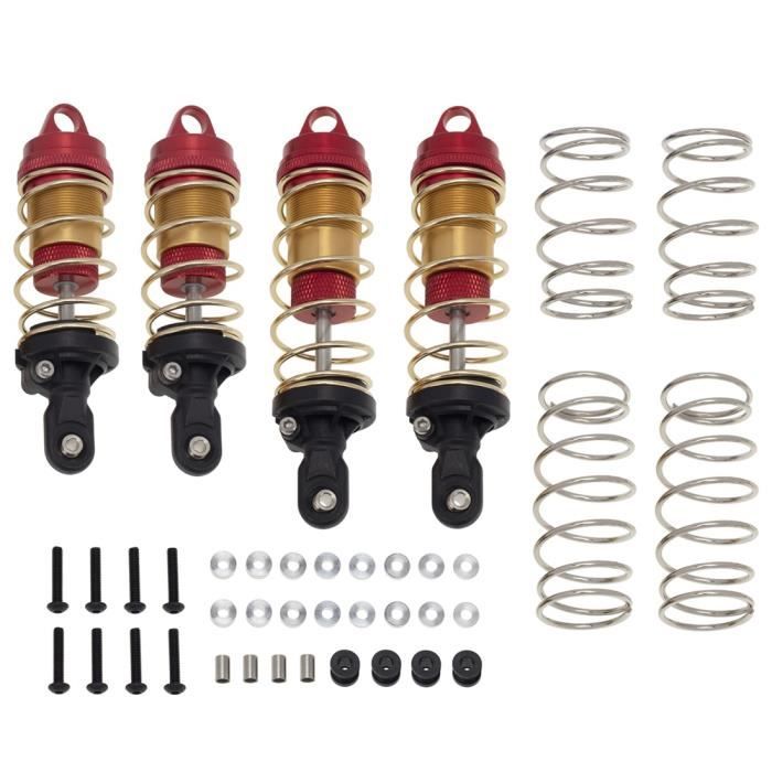4Pcs Metal Front and Rear Shock Absorber for Traxxas Slash 4X4,1 ...