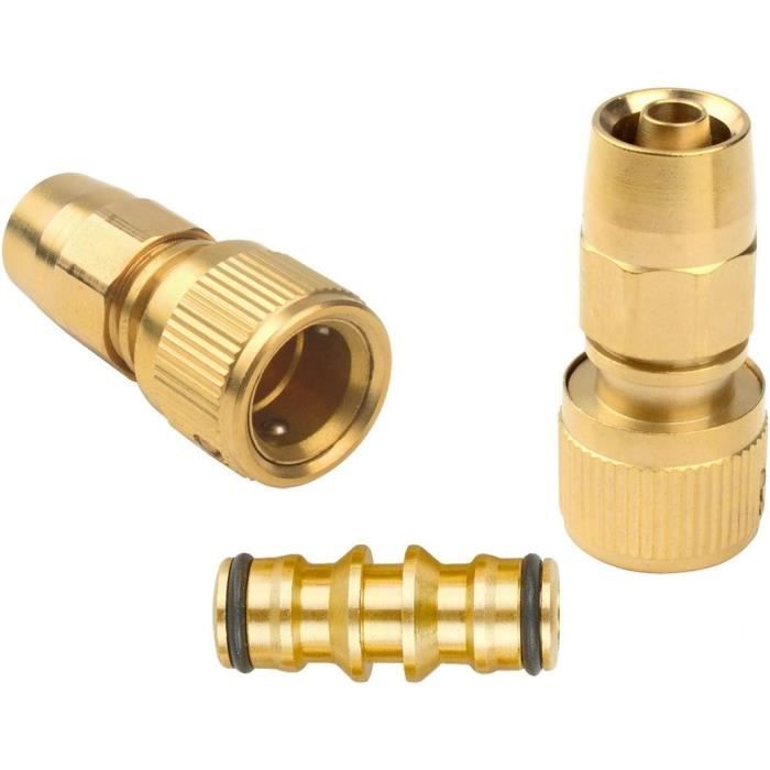 Lot de joint de tuyau de jardin extensible Joint mâle adaptateur de ...