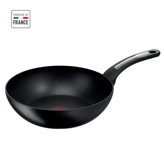 TEFAL Poêle Wok 28 cm, Induction, Revêtement antiadhésif, Fabriqué en ...