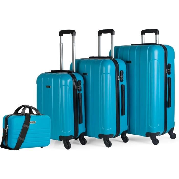 Ensemble de Valise Robuste Valise à 4 Roues - Ensemble de Valise Abs ...