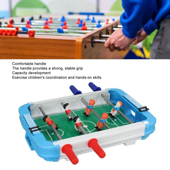Mini baby-foot portable Table de baby-foot amusant Puzzle éducatif ...