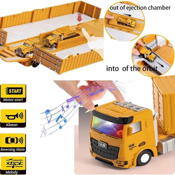 Grue de Chantier en Bois pour Enfants - AMOUNE - Jouet Tour élévateur ...