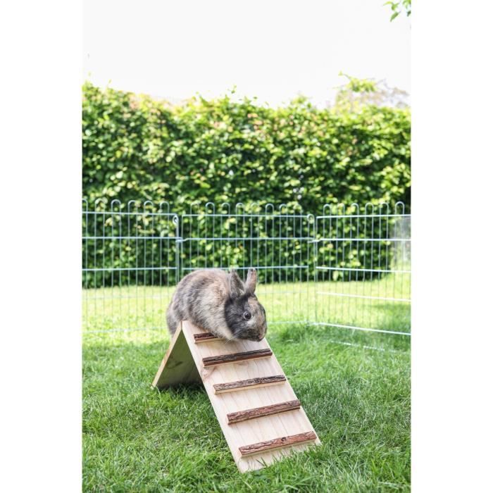 Pont en bois - KERBL - Nature - Beige - 35x17x20 cm - Intérieur ...