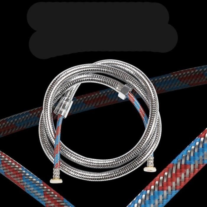 FLEXIBLE,PVC shower hose 1.5m--Tuyau de douche tressé hydraulique, de ...