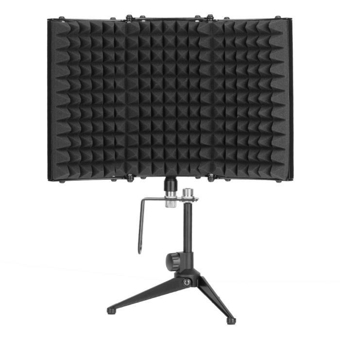 Écran acoustique de microphone Amortisseur de son studio micro avec ...
