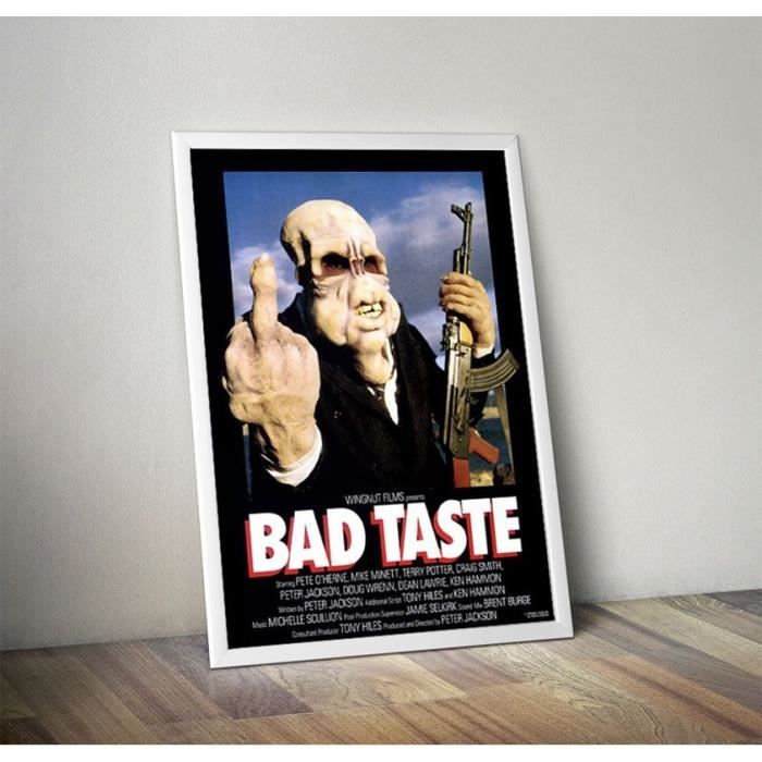Poster affiche BAD TASTE By Peter Jackson Affiche Movie Culte - A3 ...
