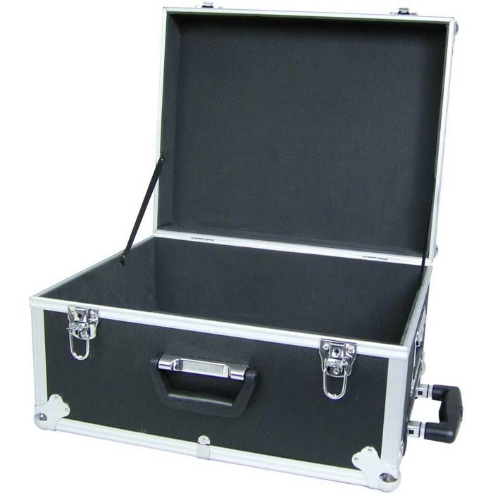 VISO Caisse de transport rembourrée 500×400×260 mm – 2 roulettes ...
