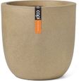 Pot boule - CAPI EUROPE - Smooth NL - 43 x 41 cm - Beige - Cdiscount Jardin