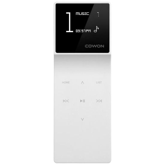 Cowon E3-8GB-WH Baladeur numérique Mémoire Interne 8Go MP3 OLED - Blanc - Cdiscount TV Son Photo