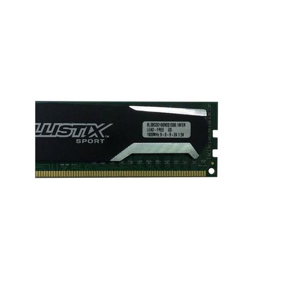 8Go RAM Crucial BLS8G3D1609DS1S00.16FER PC3-12800U DIMM DDR3 1600Mhz 1 ...