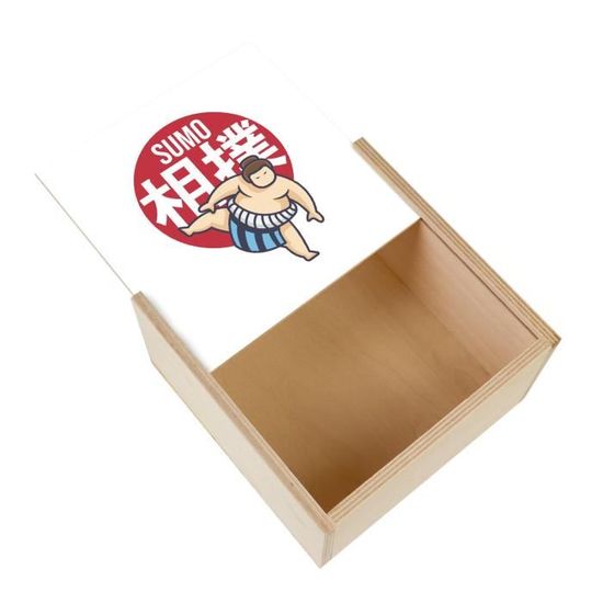 Boite Coffret en Bois - Combat de Sumo Lutte Japon Asie Culture (11 x ...