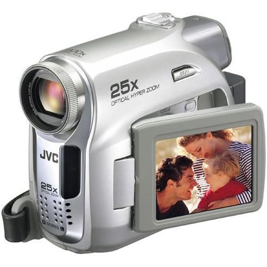 JVC GR-D328E - Caméscope - 800 KP - 25x zoom optique - Mini DV ...