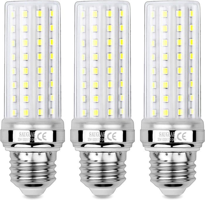 Ampoules de Maïs LED 20W, Équivalent 150W Ampoule Incandescente, 2300LM, 6000K Blanc Froid ...