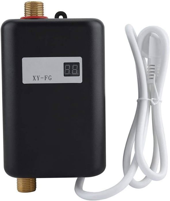 Chauffe-Eau Sans Réservoir 220V 3800W Chauffe-Eau Electrique Mini Chauffe-Eau Instantané Idéal ...