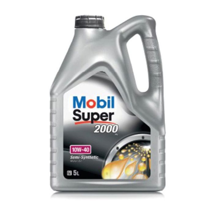 Mobil Huile SUPER 2000x1 10W/40 semi-synthétique pour moteurs 5 L ...