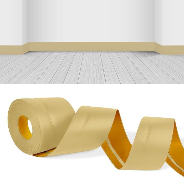 Plinthe PVC,6m PVC Plinthe Souple Autoadhésive 50x20mm,Plinthe PVC ...