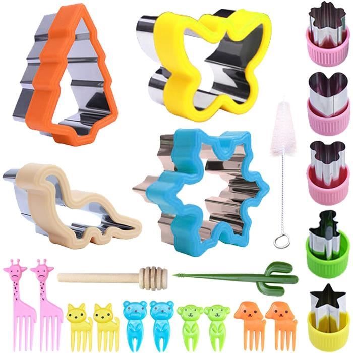 22 Pcs Emporte Pièces, Sandwich Cutter Animal Fleur Pour Enfants ...