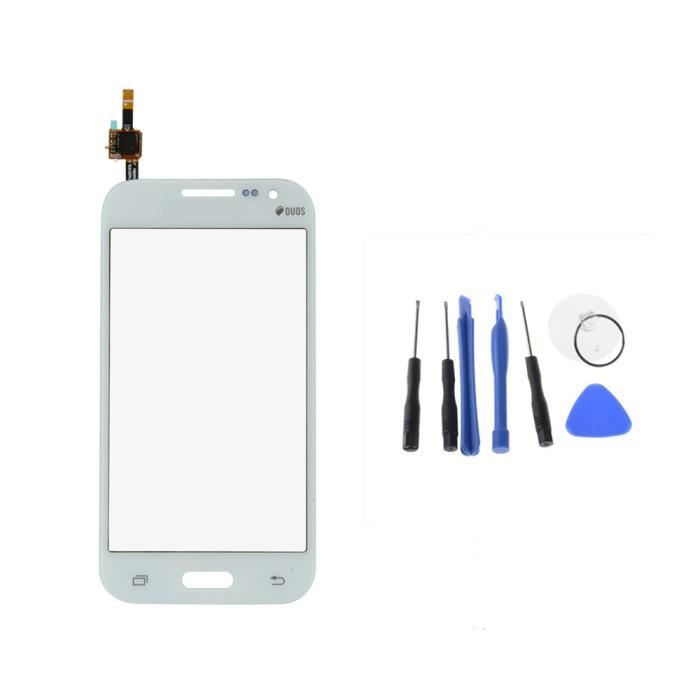 Ecran Vitre Tactile Numériseur Pour Samsung Galaxy Core Prime SM-G360F G361F Blanc + Kit Outils ...