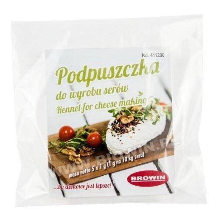 Présure : pour la fabrication de fromage-suffisant pour 500L de lait ...