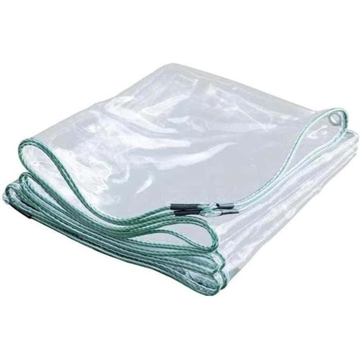 LIWI-Bache Plastique Epaisse 1.3x2.9m, Bache Etanche Transparente ...