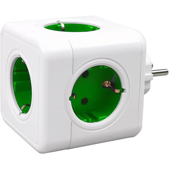 LIWI-Multiprise Murale Cube, Multiprise Cube avec 5 Prises, Chargeur de ...