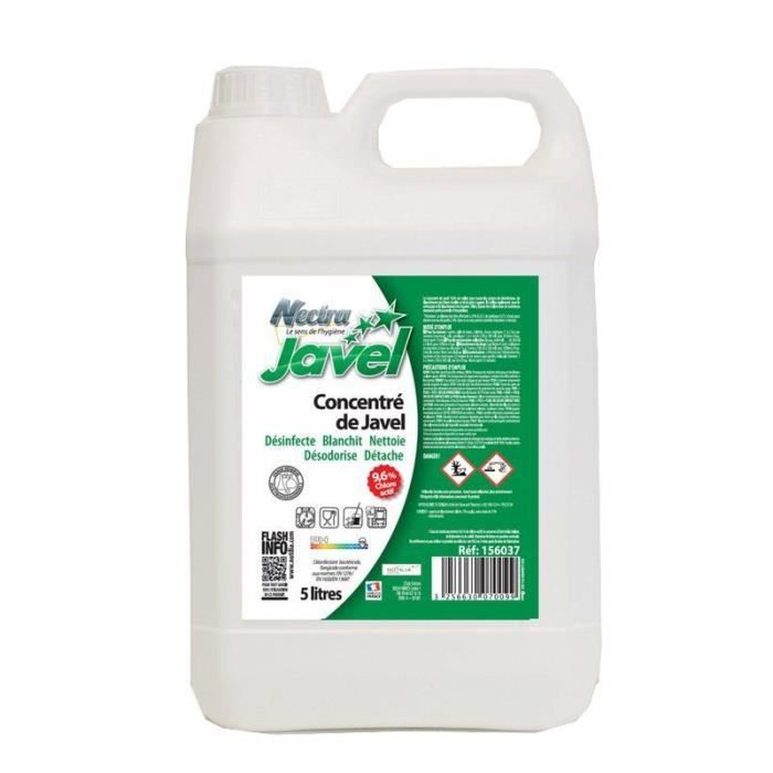 Eau de javel concentrée 9,6% bidon de 5L - MIEUXA - 156037 - Cdiscount ...