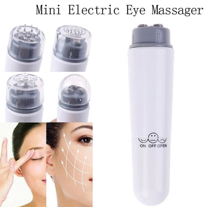 Mini masseur électrique pour les yeux, fonction de Vibration 4 en 1 ...