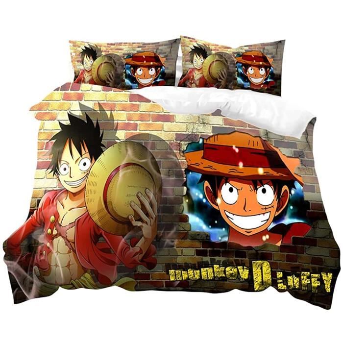 Housse de Couette One Piece Manga Luffy Zoro One Piece Anime Motif 3D ... Housse de Couette One Piece Manga Luffy Zoro One Piece Anime Motif 3D ...