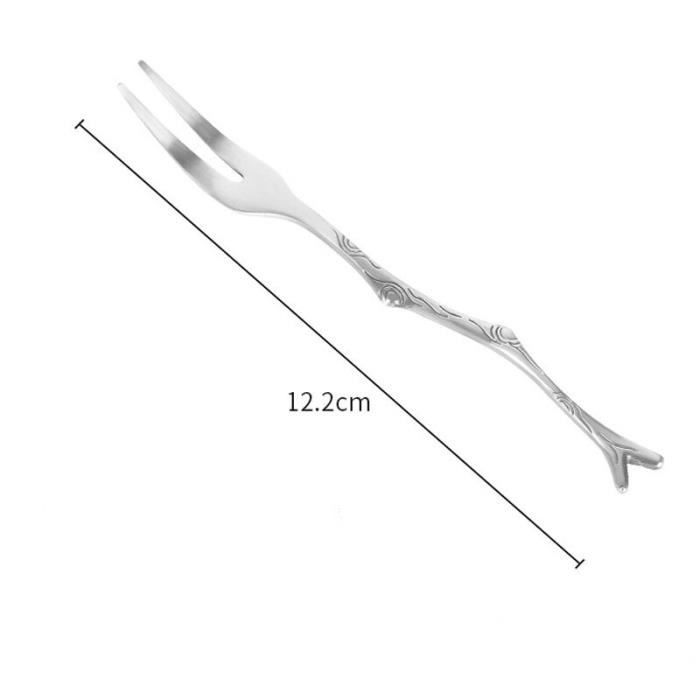 Fourchette argent Fourchette en Aluminium, style rétro, en forme de ...