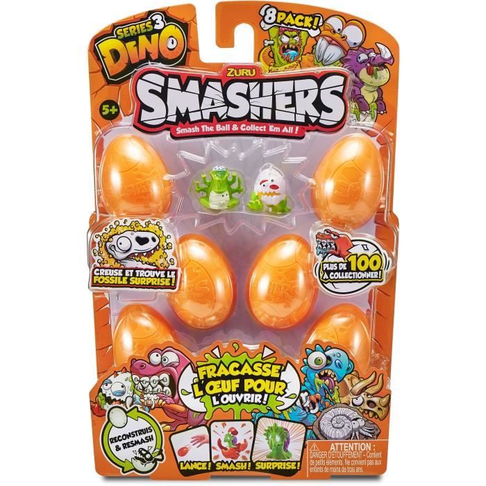 SMASHERS Pack de 8 Smashers Saison 3 - Auldey - Cdiscount Jeux - Jouets