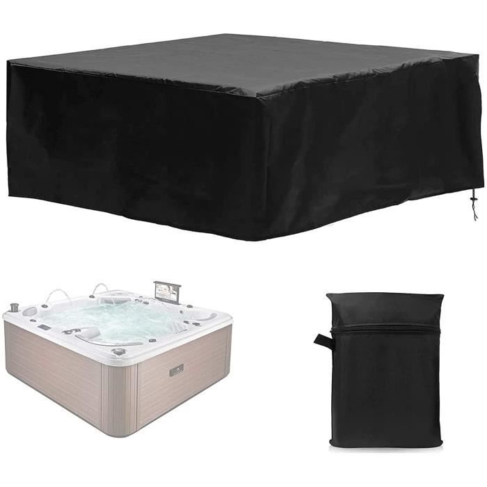 Couvercle de bain remous pour jacuzzi couverture tanche 100 spa carr ...