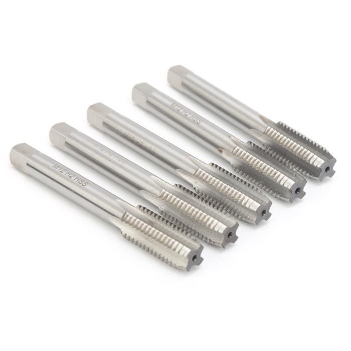 EJ.life Taraud à filetage à cannelure droite 5 pièces taraud à vis en ...