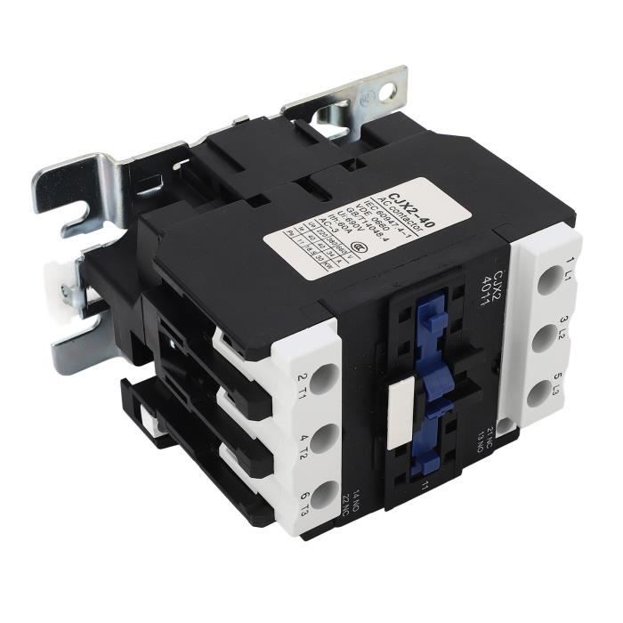 HURRISE Contacteur AC 220V Contacteur AC 3P Contacteur électrique Basse Tension Contacteur de ...