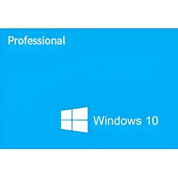 Windows10 pro 32/64 bits Clé d'activation en ligne à télécharger - Cdiscount