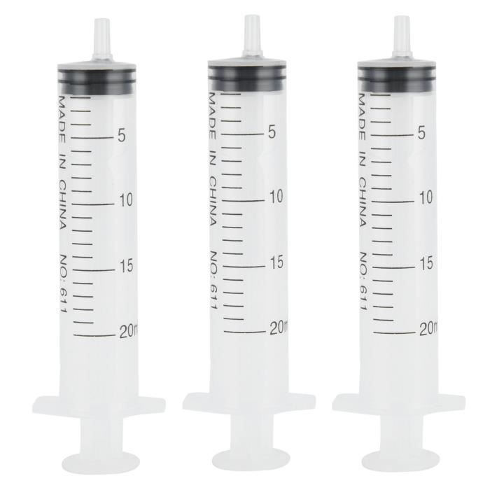 Seringue de médecine pour animaux - MINIFINKER - 10pcs - Plastique ...