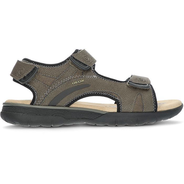 Sandales Homme - GEOX U25ELA - Synthétique - Scratch - Militaire ...