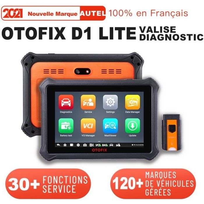 Valise Diagnostic Auto - AUTEL - OTOFIX D1 Lite - OBD2 - 25 Fonctions ...